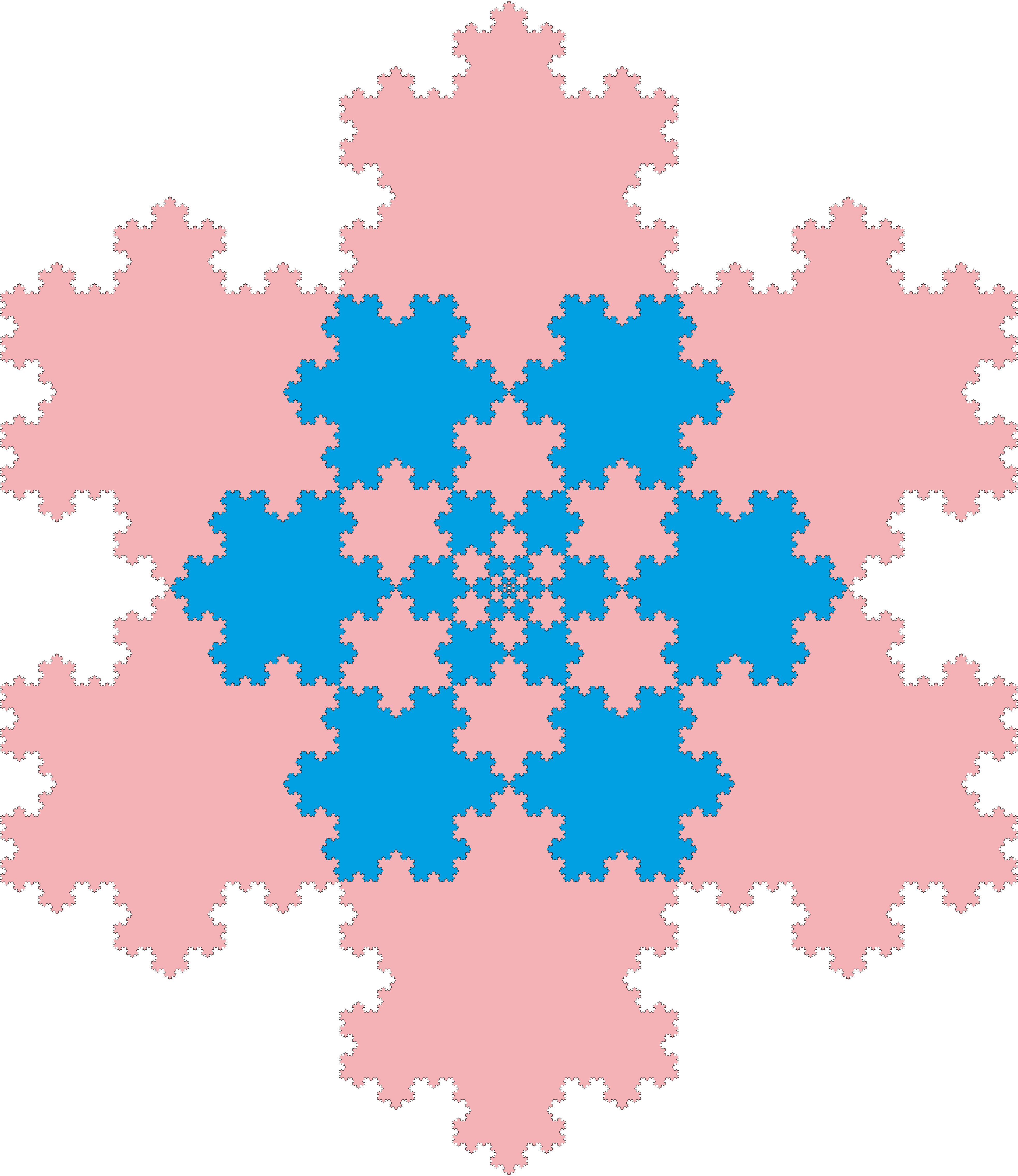 Koch Tiles | Aperiodic Tiling