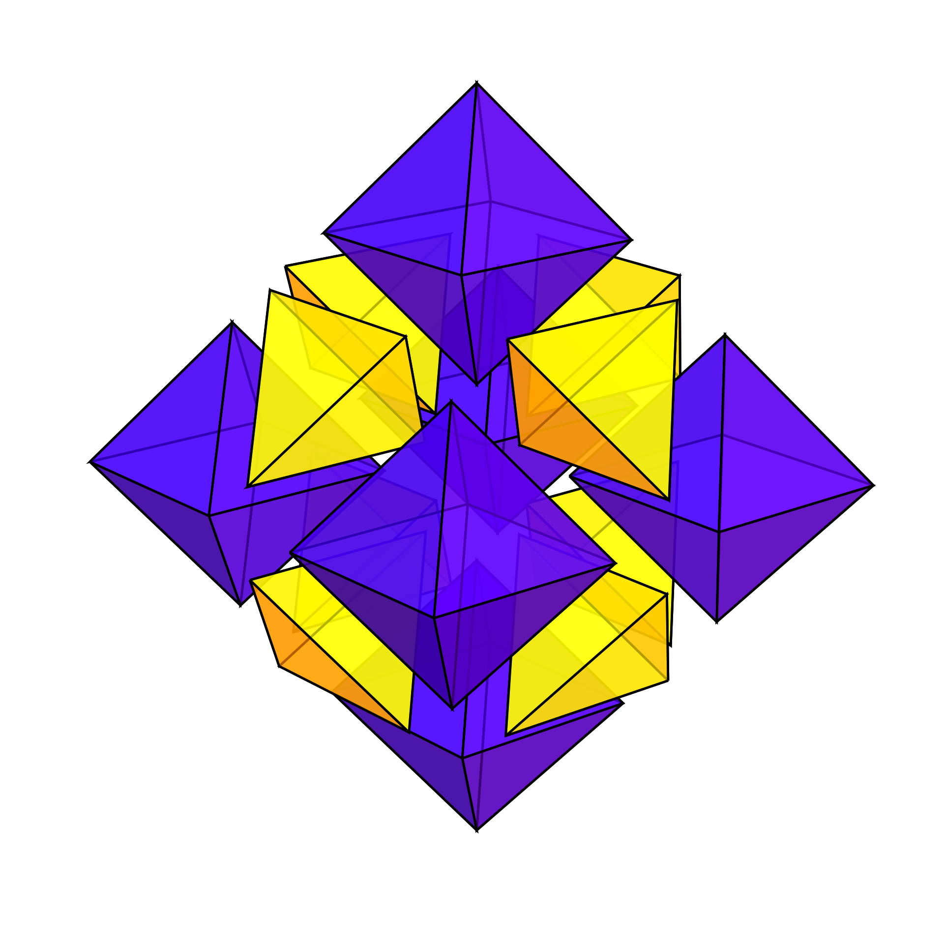 Tetrahedra and Octahedra | Aperiodic Tiling