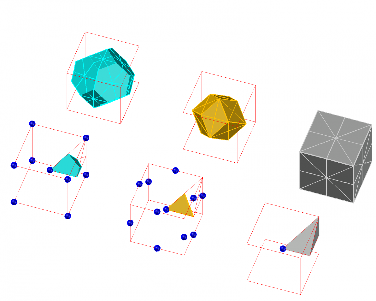 Space Filling Cubic Polyhedra. | Aperiodic Tiling